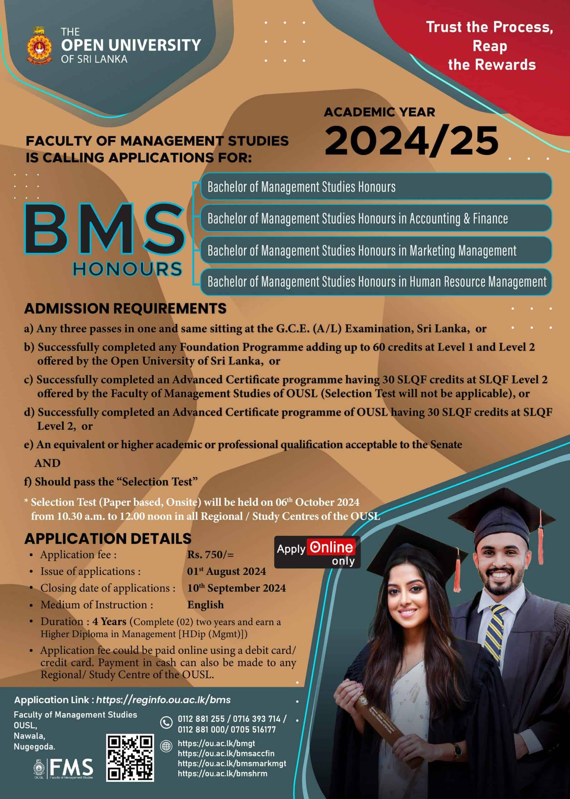 Bachelor of Management Studies BMS Honours degree at Open University ...