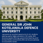 Guide to KDU General Sir John Kotelawala Defence University – 2025 ...